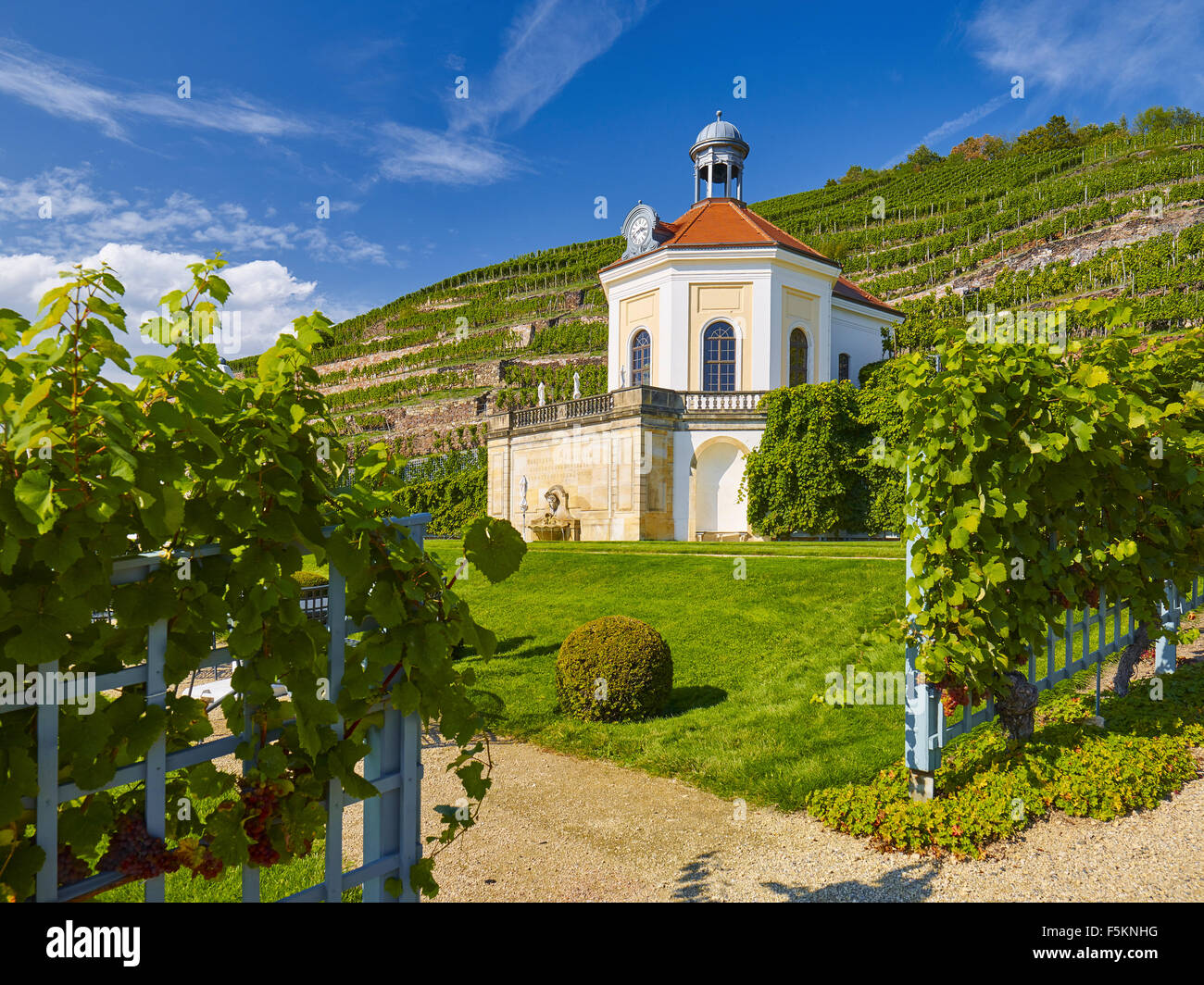 Belvedere castle wackerbarth radebeul germany hi-res stock photography ...