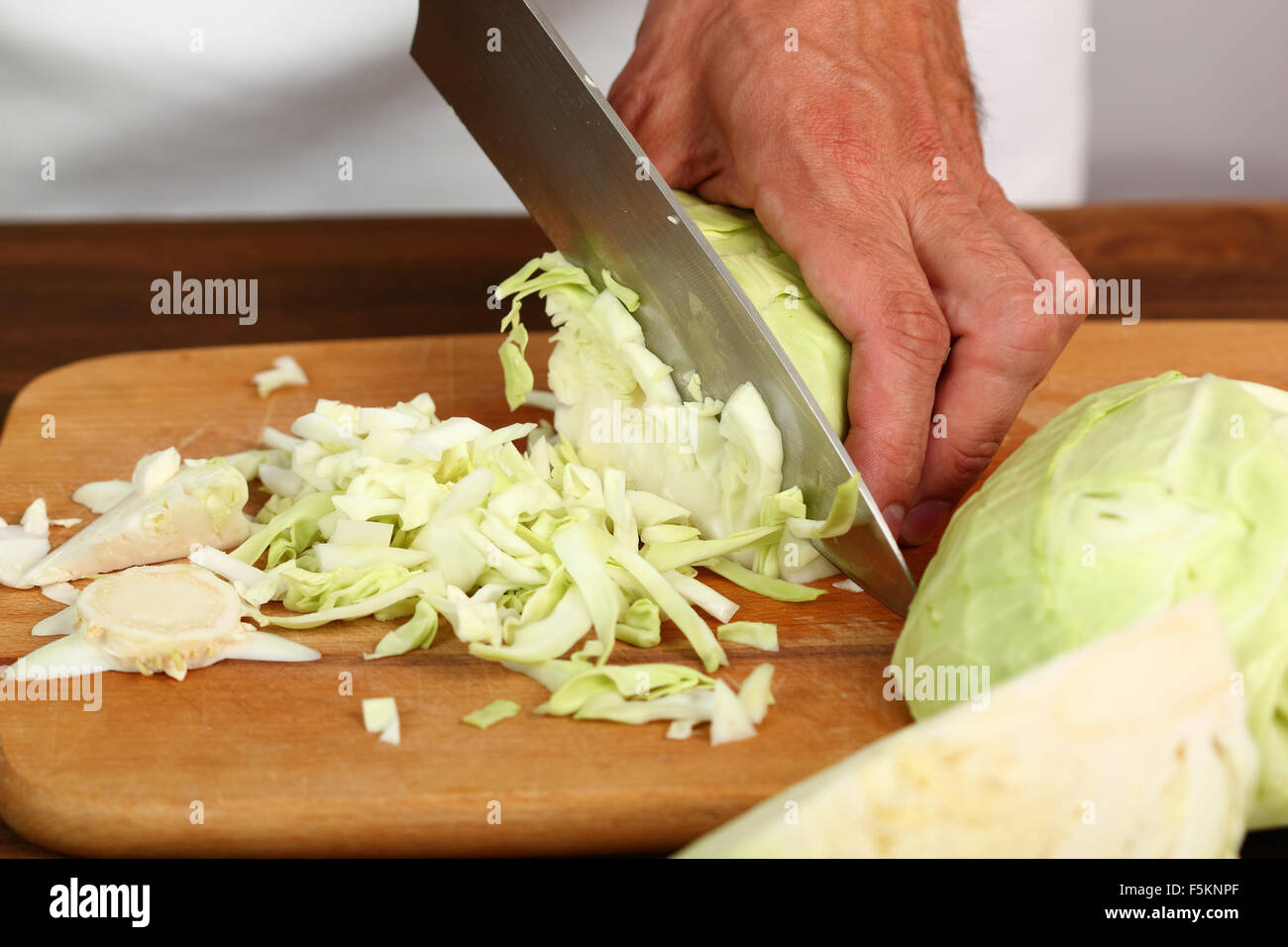 Cooking Cabbage. Cutting Stock Photo - Alamy
