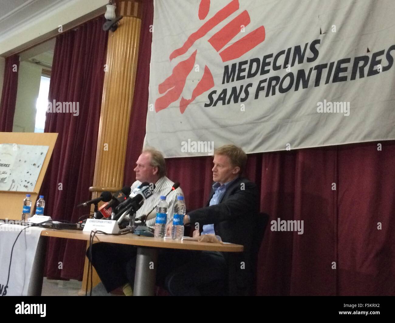 Kabul, Afghanistan. 5th Nov, 2015. Michiel Hofman, MSF Kunduz Incident ...