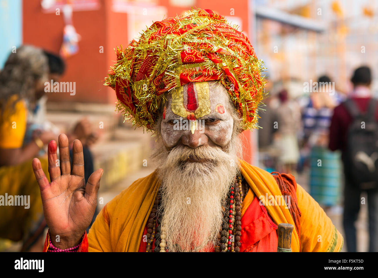 Indian sadhu dressed in hi-res stock photography and images - Alamy