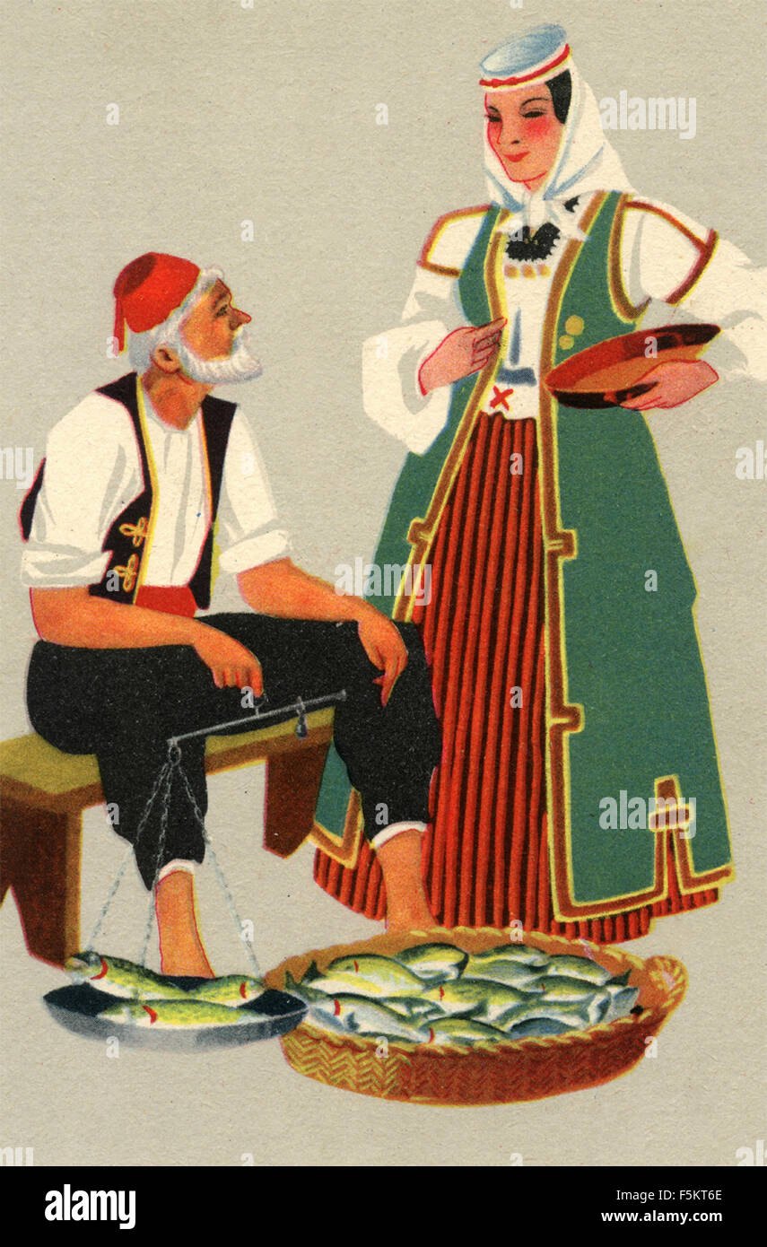 1940s fishmonger hi-res stock photography and images - Alamy