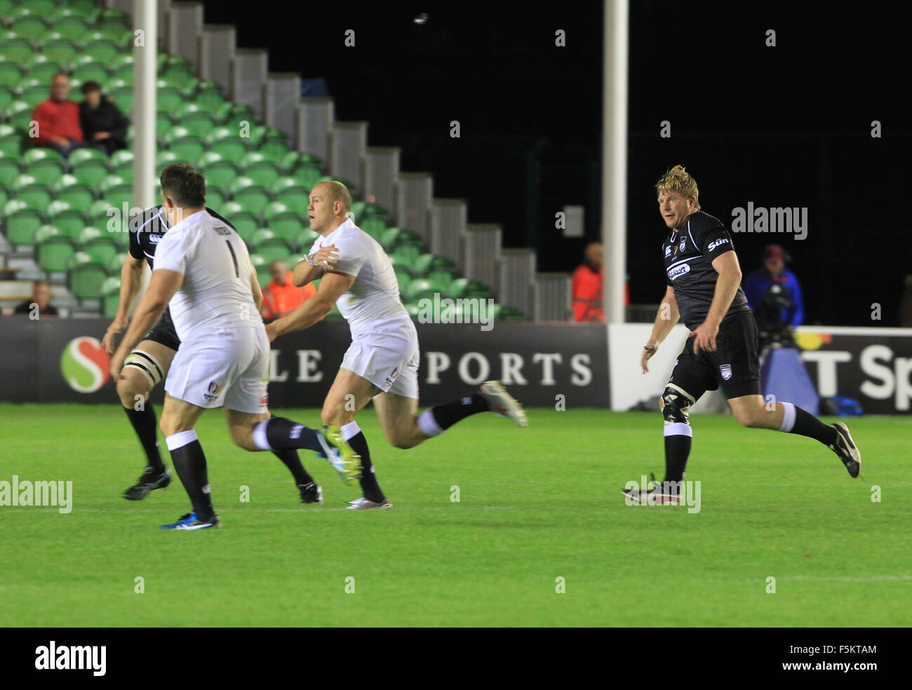 The cast of Made in Chelsea watch Jamie Lang play rugby in the Rugby ...