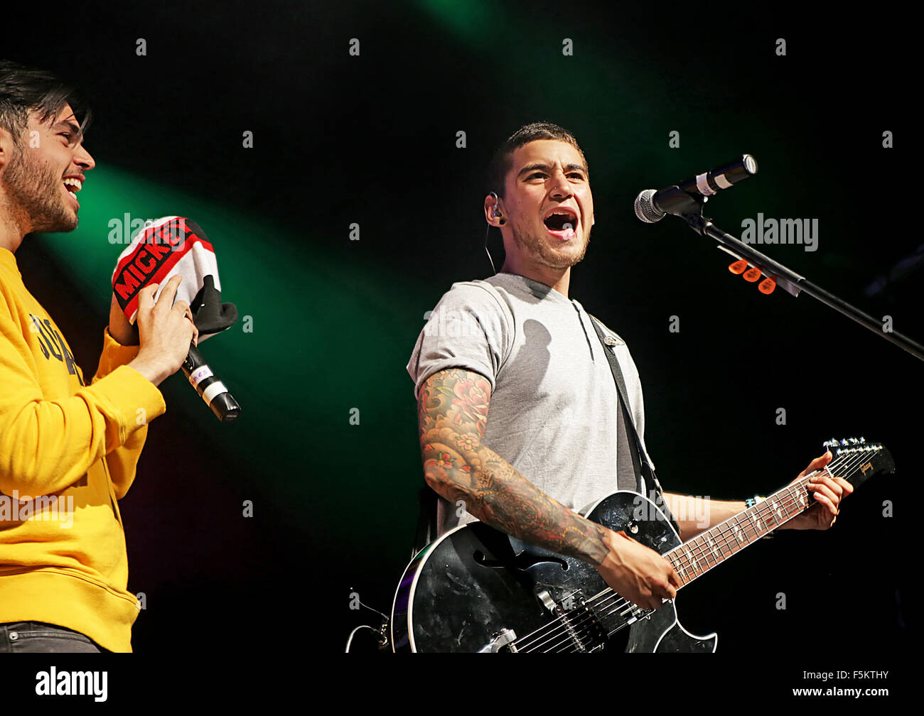 The Janoskians performing on their 'Jahoo Jahaa Tour' at Manchester ...