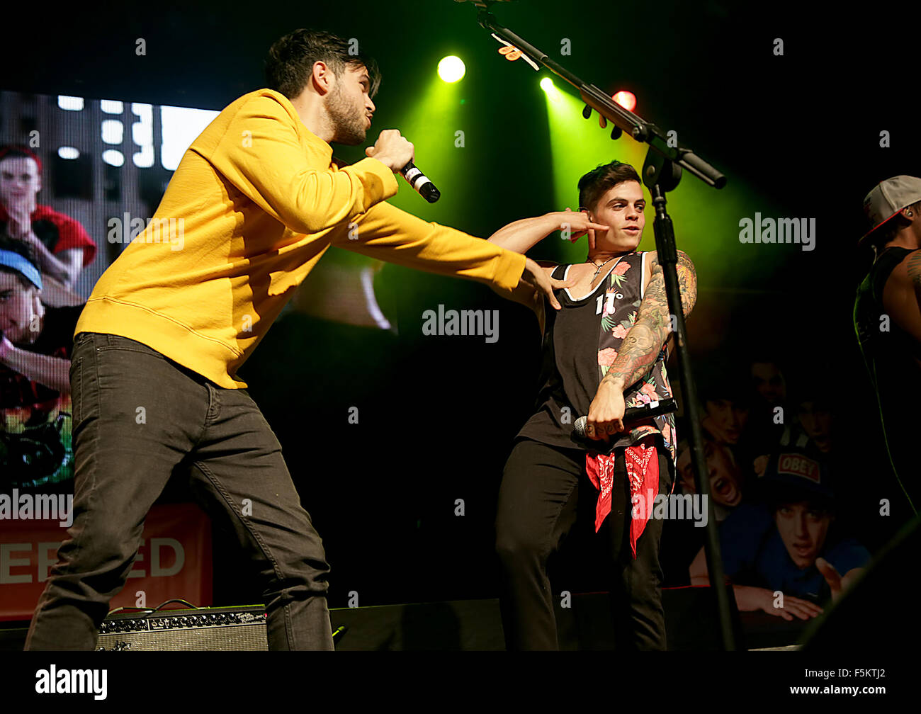 The Janoskians performing on their 'Jahoo Jahaa Tour' at Manchester ...