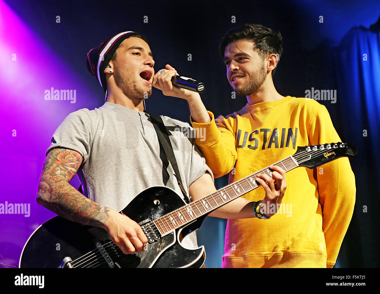 The Janoskians performing on their 'Jahoo Jahaa Tour' at Manchester ...