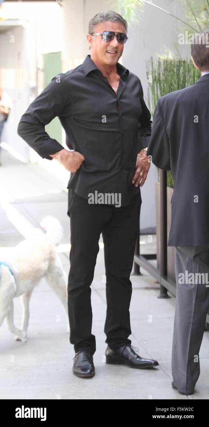 Sylvester Stallone has lunch in Beverly Hills Featuring: Sylvester ...