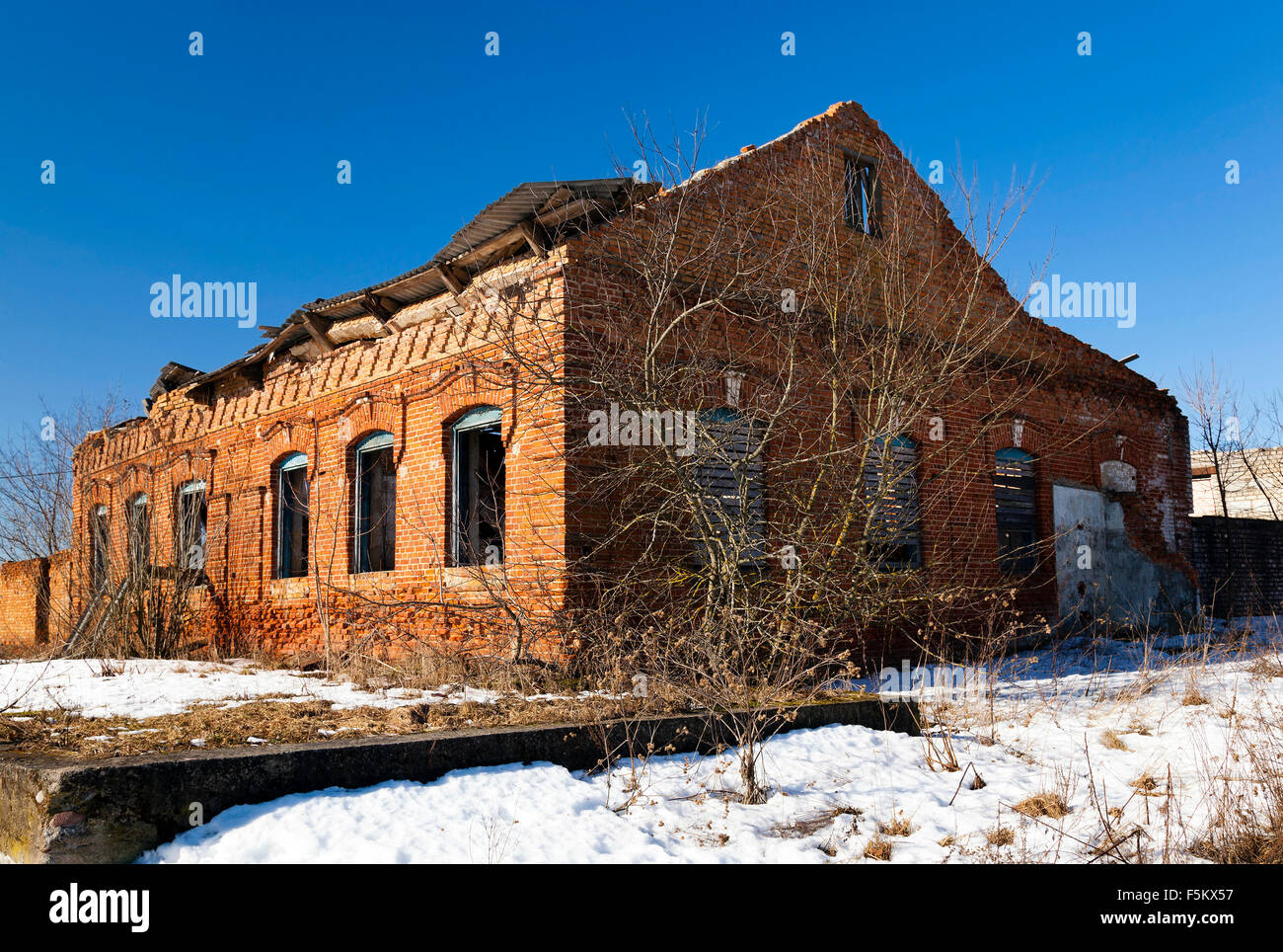 the ruins of an old building Stock Photo - Alamy