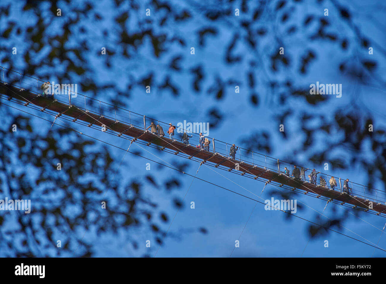 Longest hanging rope bridge hi-res stock photography and images - Alamy