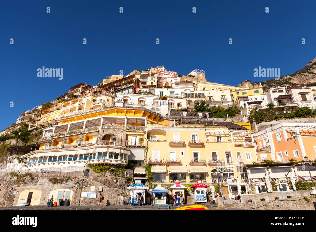 Positano on the Amalfi Coast in Campania, Italy Stock Photo - Alamy