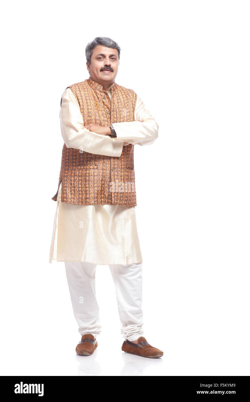 Man politician folding hand, india, asia, mr#790g Stock Photo - Alamy