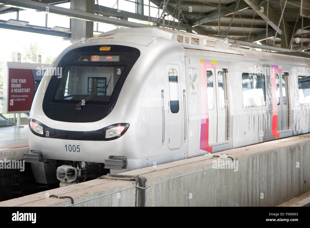 Metro railway station, Mumbai Metro ; Metro system ; rapid transit ...