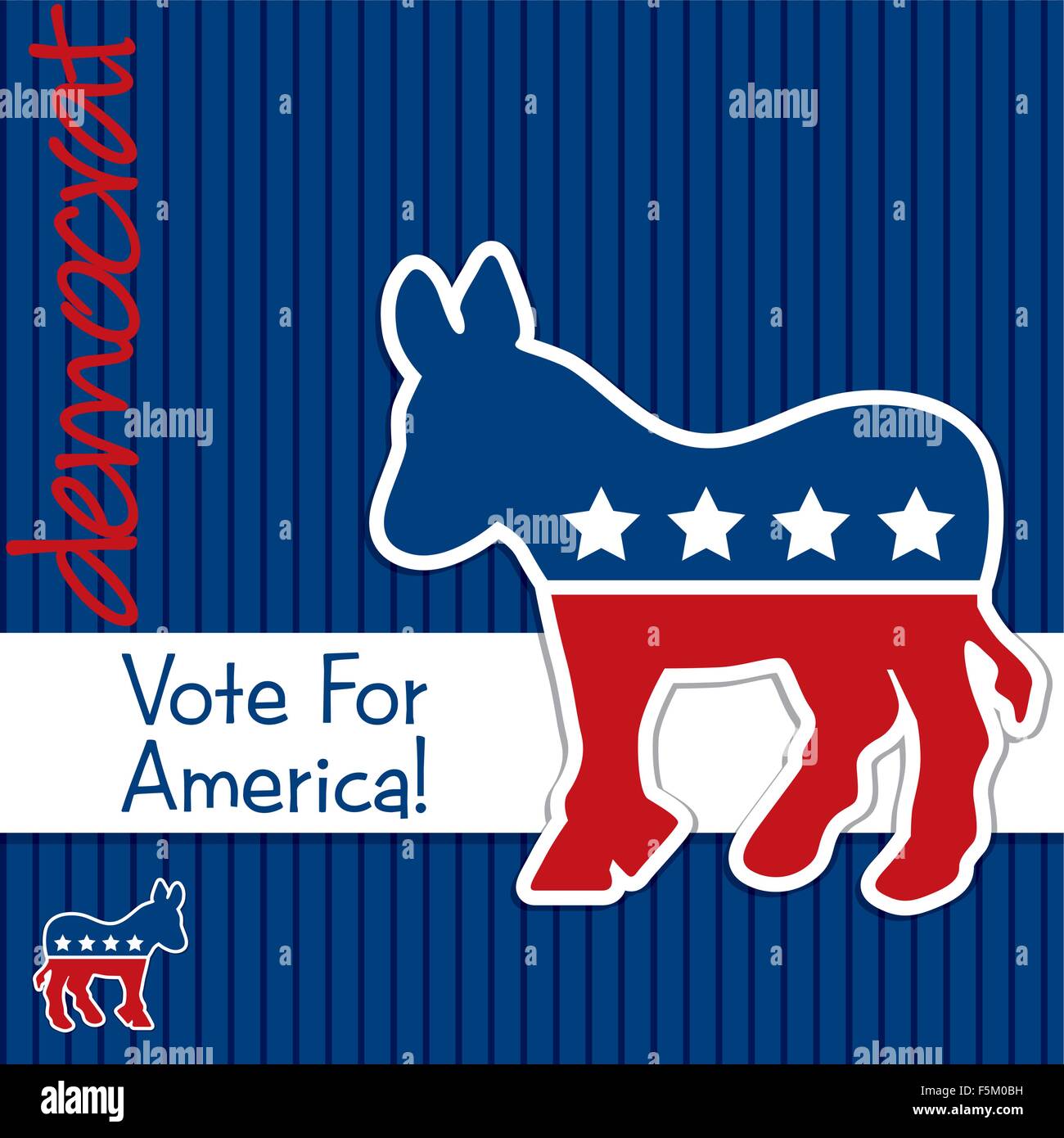 American presidential election card/poster in vector format Stock ...