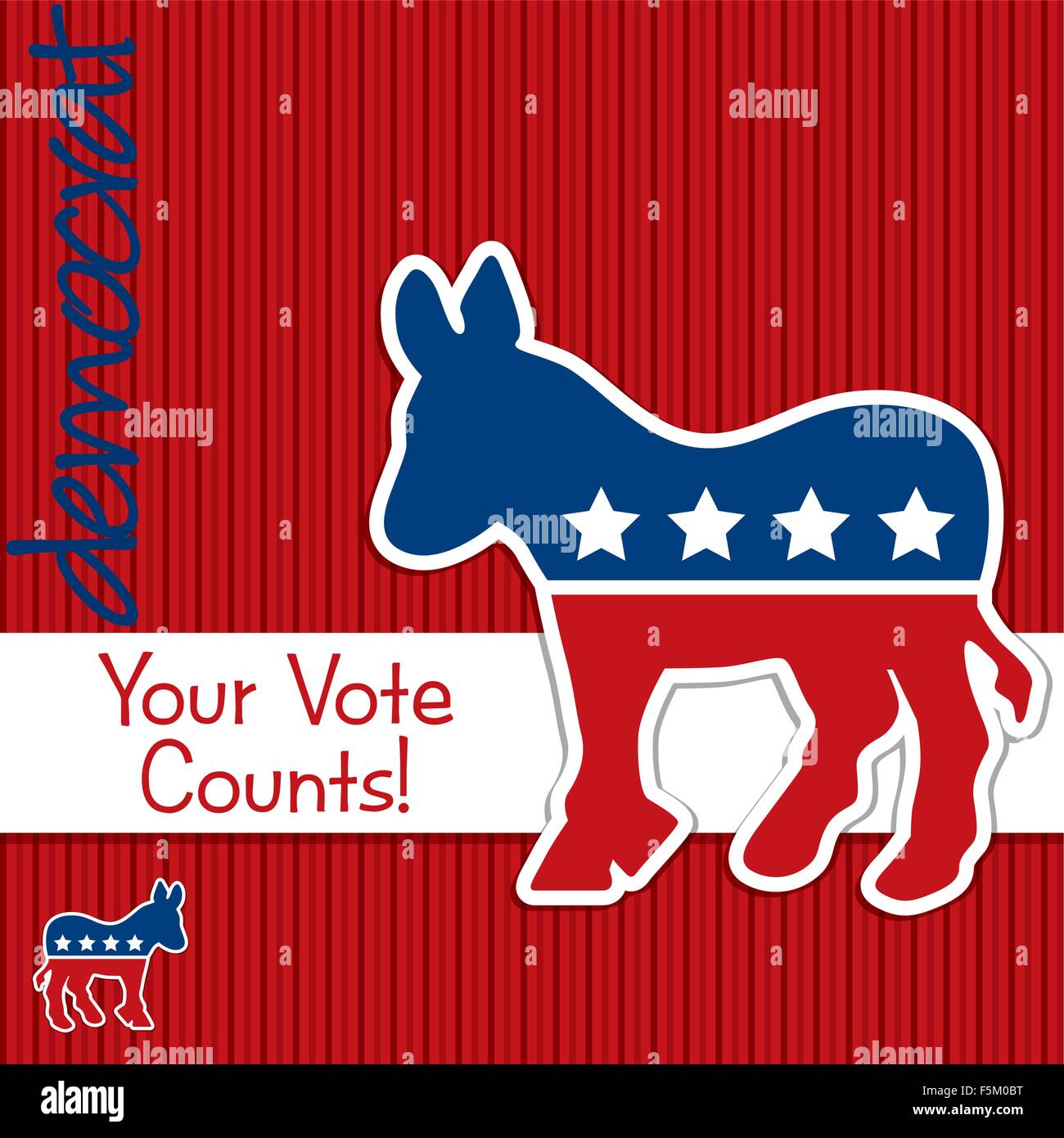 American presidential election card/poster in vector format Stock ...
