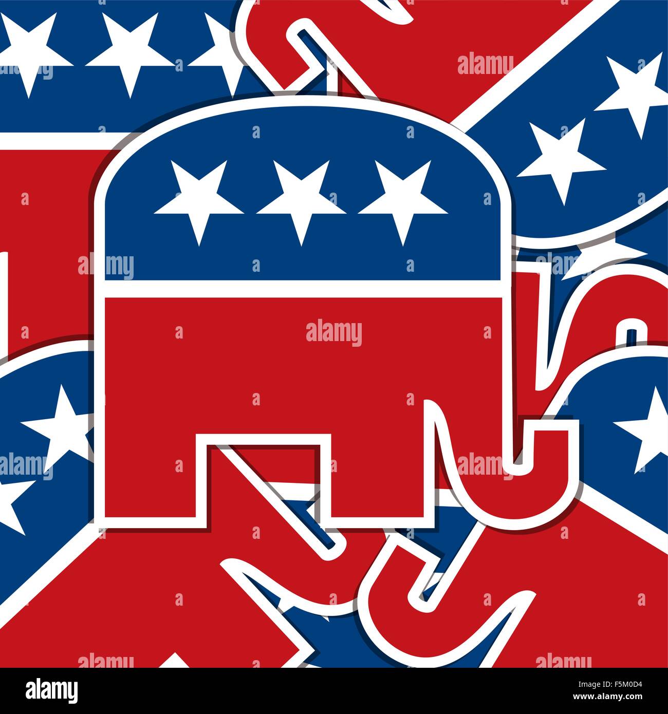 American presidential election card/poster in vector format Stock ...