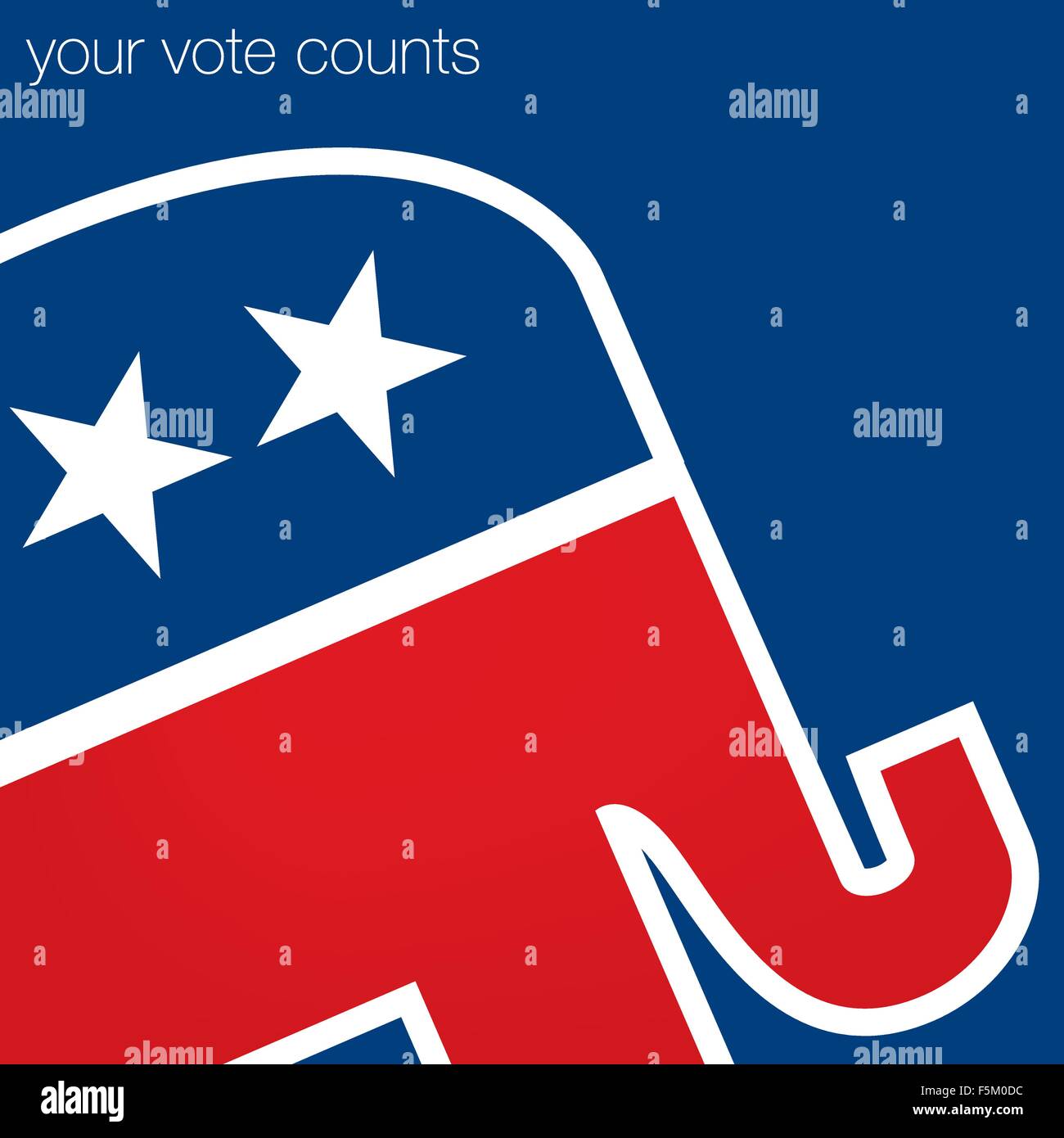 American presidential election card/poster in vector format Stock ...