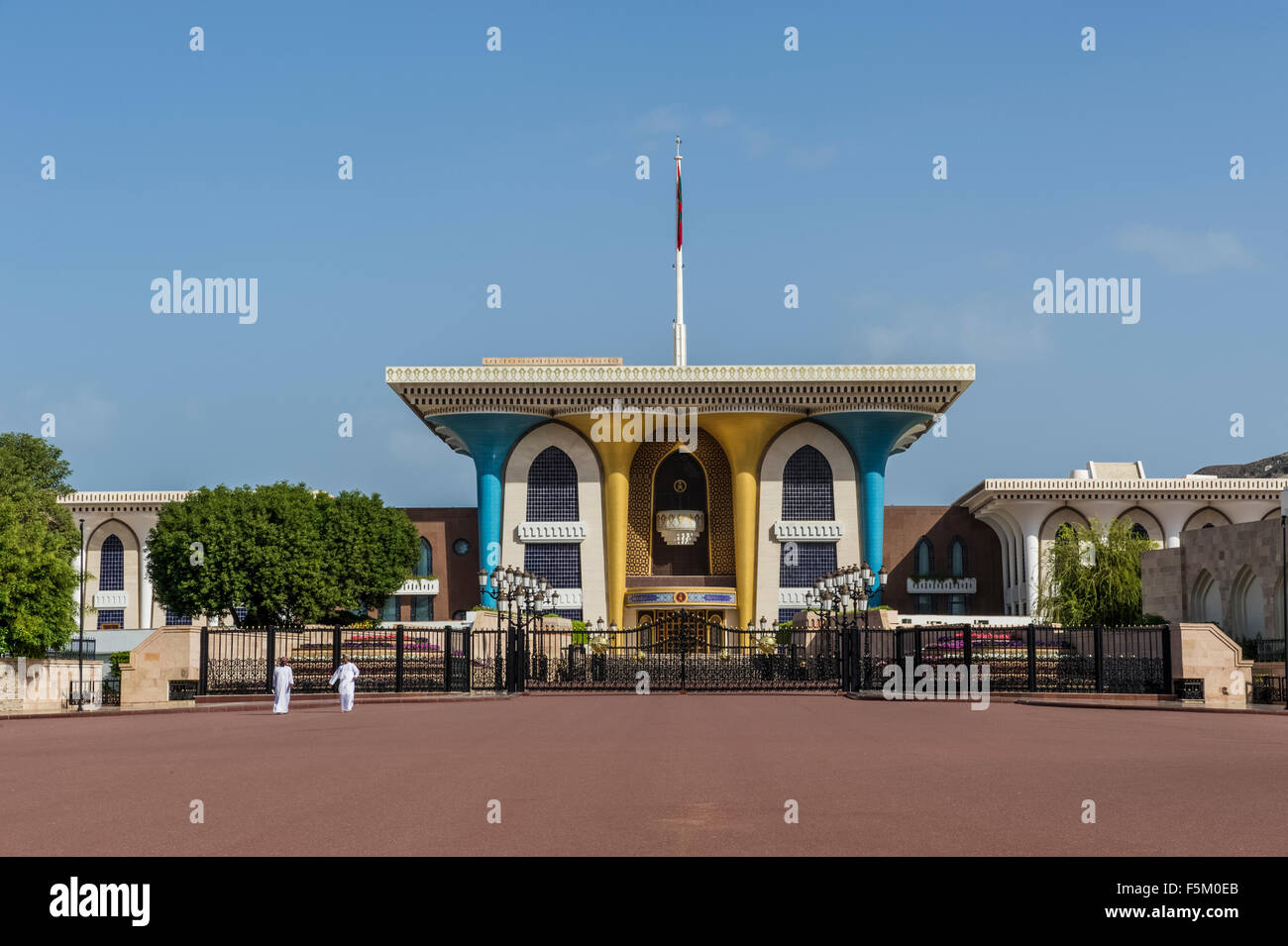 The Oman, Grounds and Offices of the Rulers Court Stock Photo - Alamy