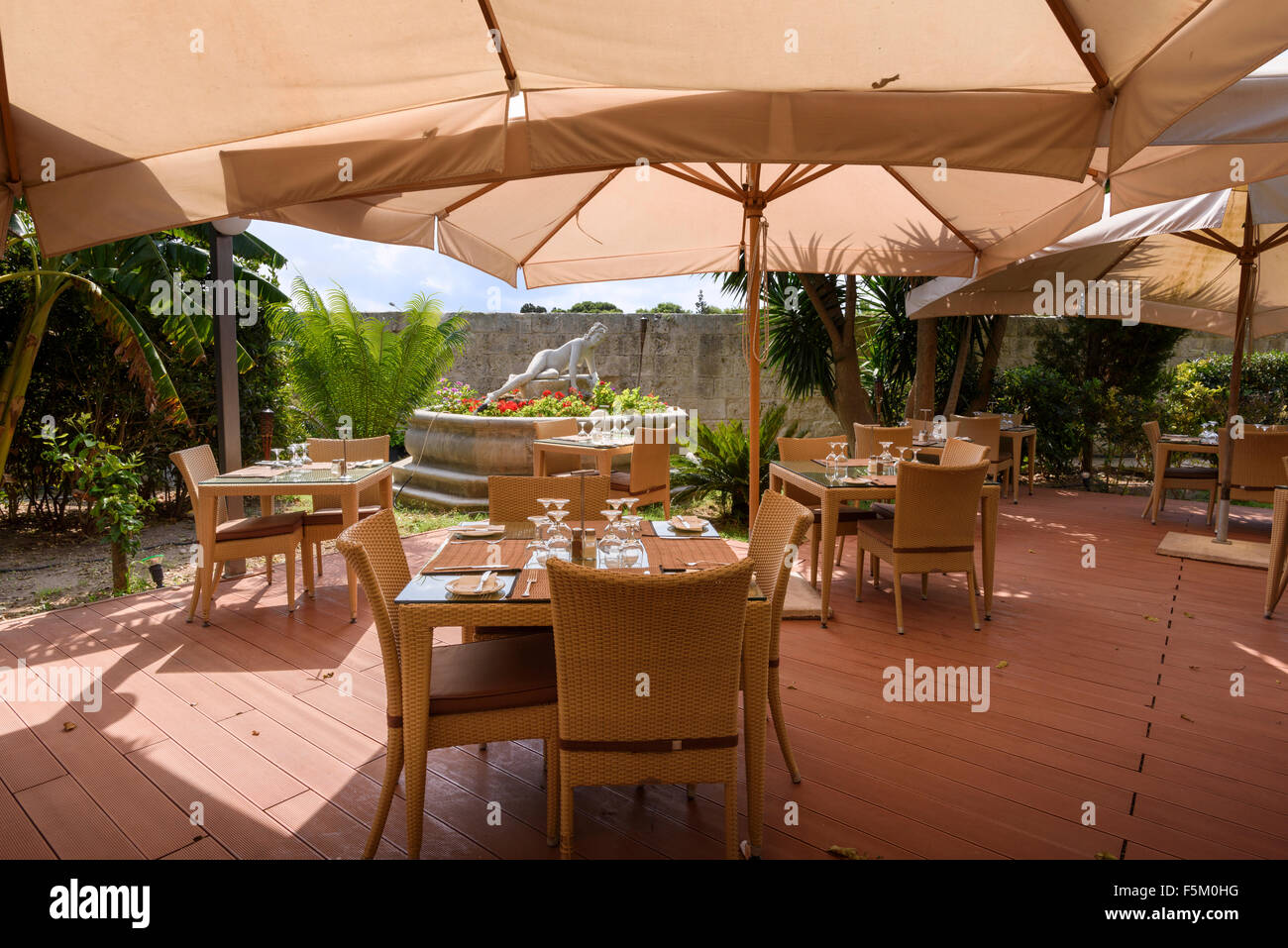 Bacchus restaurant mdina hi-res stock photography and images - Alamy