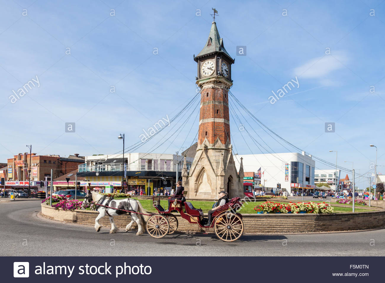 The Skegness Town Clock Tower High Resolution Stock Photography and ...