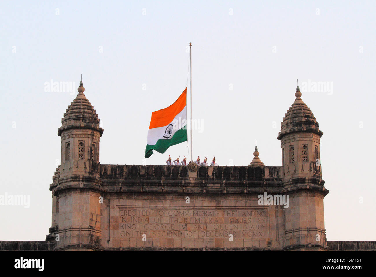 National flag flying, gateway, mumbai, maharashtra, india, asia Stock ...