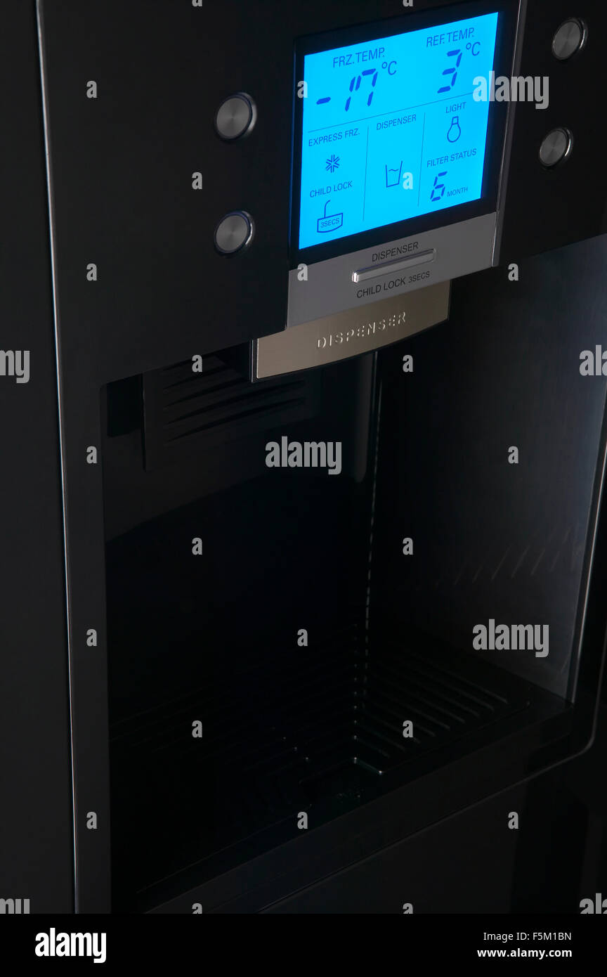 Modern refrigerator digital display hi-res stock photography and images ...