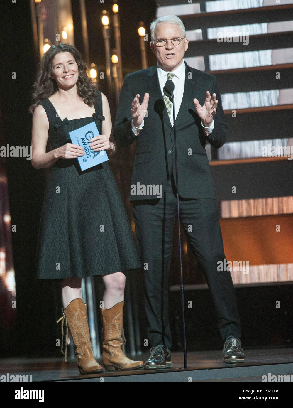 Nov. 4, 2015 - Nashville, Tennessee; USA - Musician STEVE MARTIN and ...