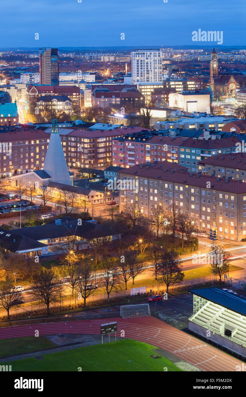 Stadium high angle night hi-res stock photography and images - Alamy