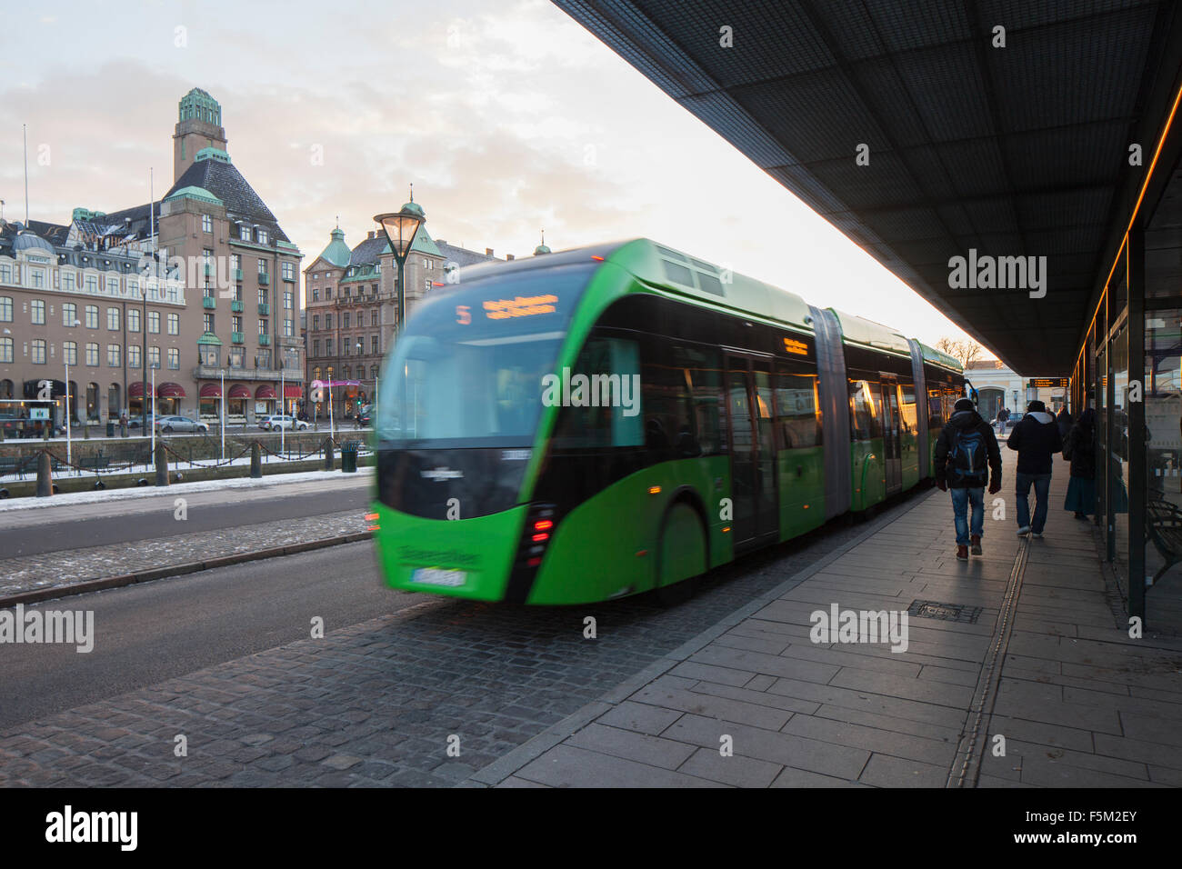 Bus stop in sweden hi-res stock photography and images - Alamy