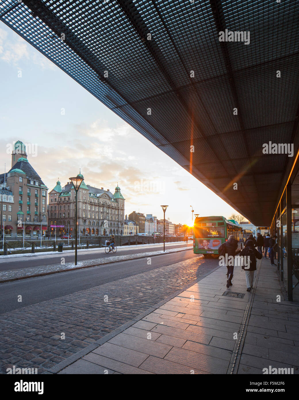 Bus stop in sweden hi-res stock photography and images - Alamy