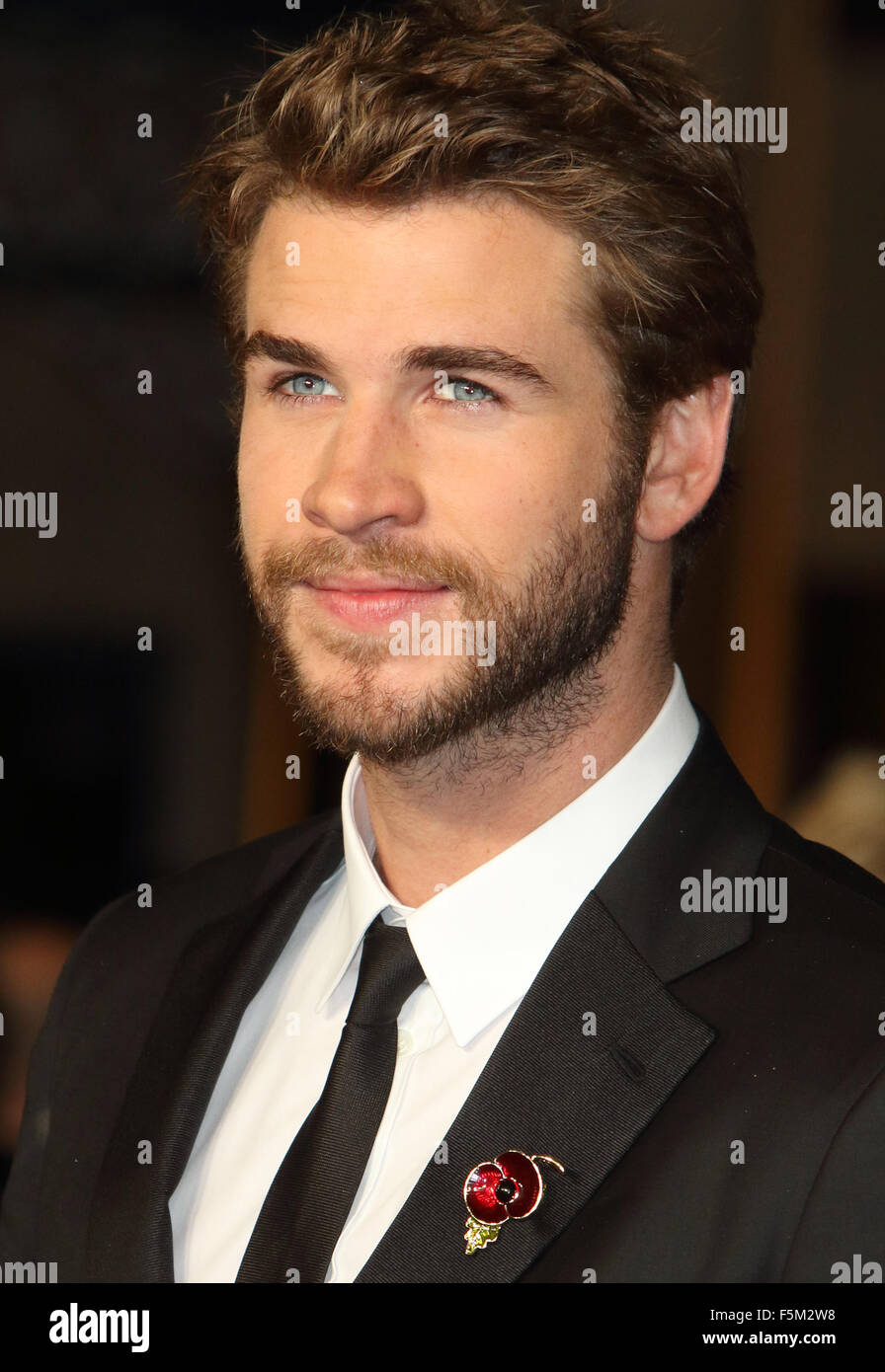 London.UK. Liam Hemsworth at the The Hunger Games - Mockingjay Part 2 ...