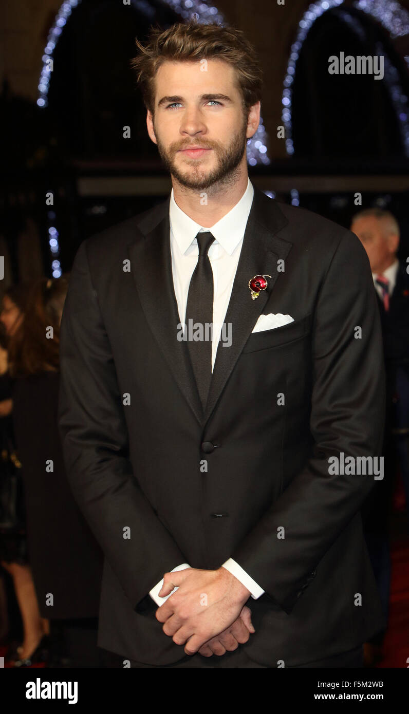 London.UK. Liam Hemsworth at the The Hunger Games - Mockingjay Part 2 ...