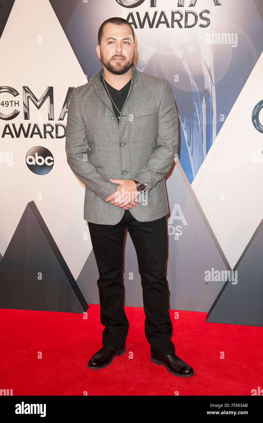 Nov. 4, 2015 - Nashville, Tennessee; USA - Musician TYLER FARR arrives ...