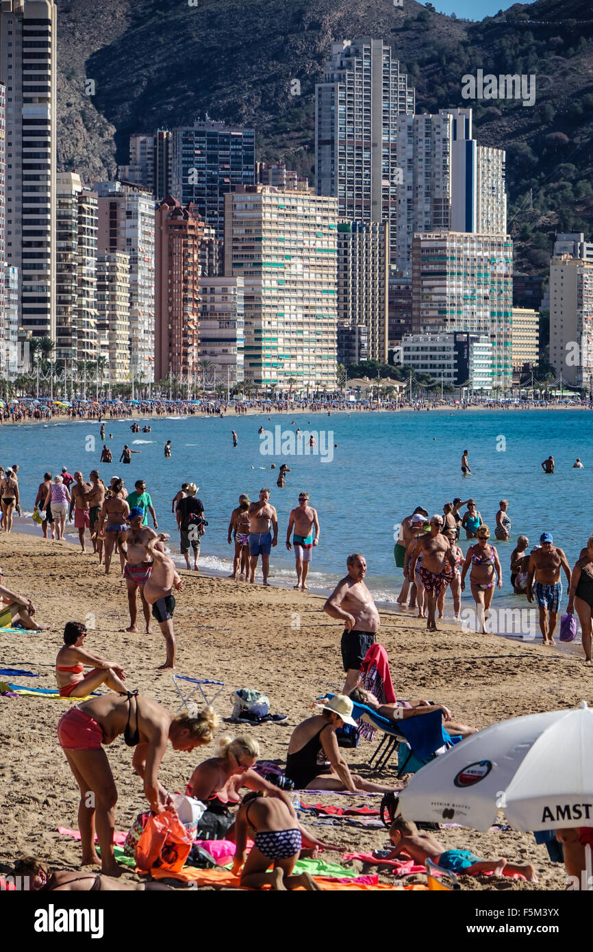 Benidorm costa blanca spain bikini hi-res stock photography and images ...