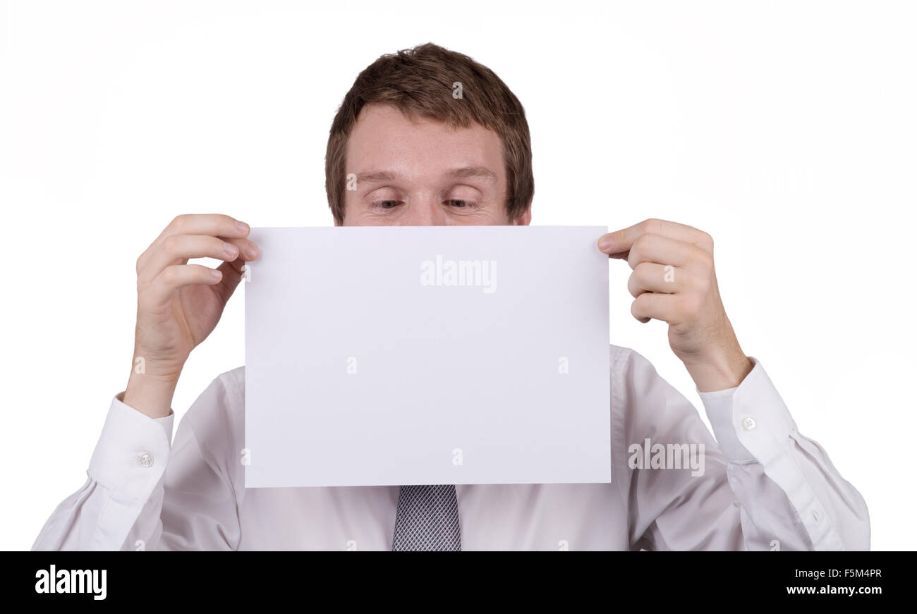 Office Worker Holding Blank Piece Of Paper Stock Photo Alamy office-worker-holding-blank-piece-of-paper-stock-photo-alamy