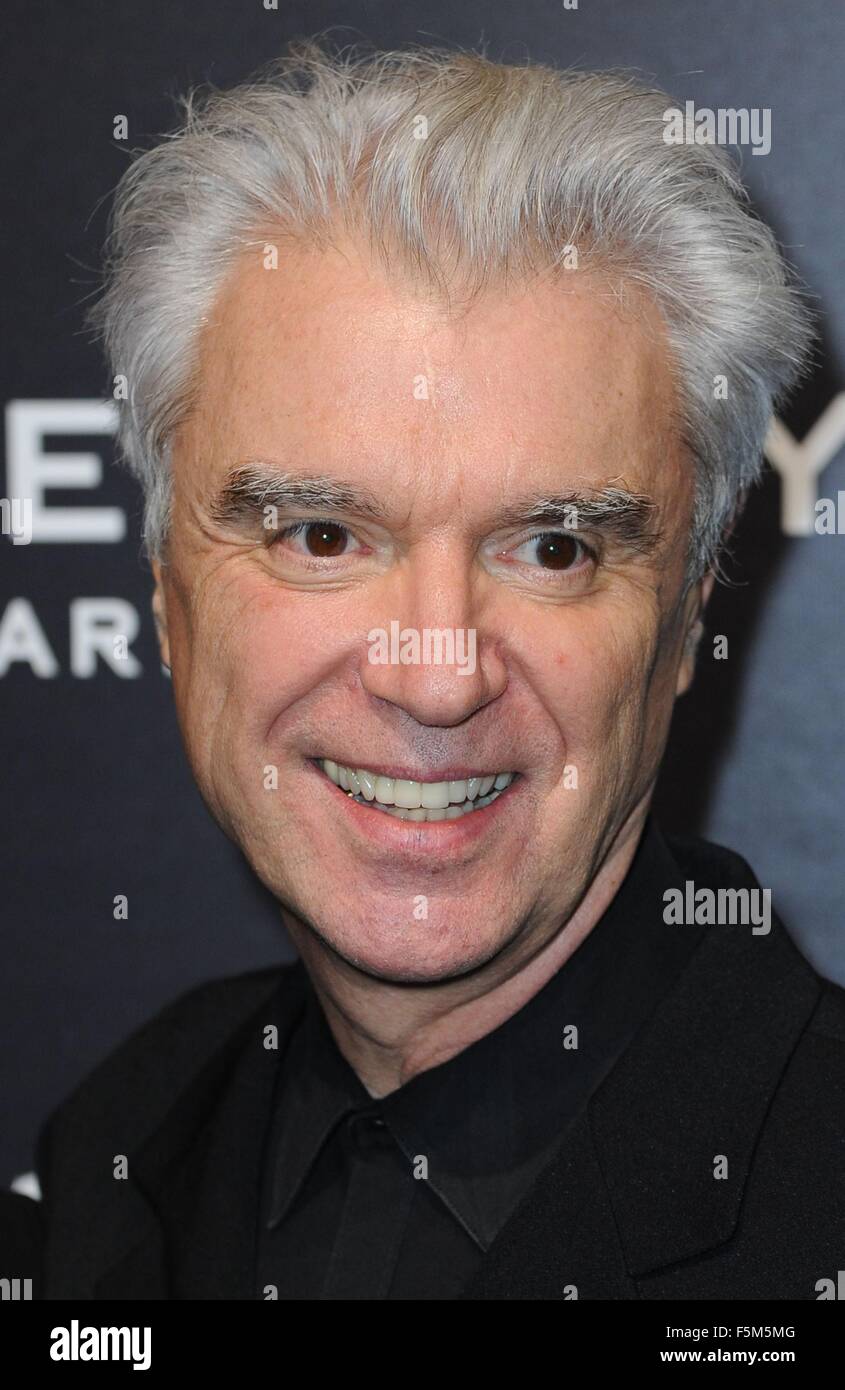 New York, NY, USA. 5th Nov, 2015. David Byrne at arrivals for Keep a ...
