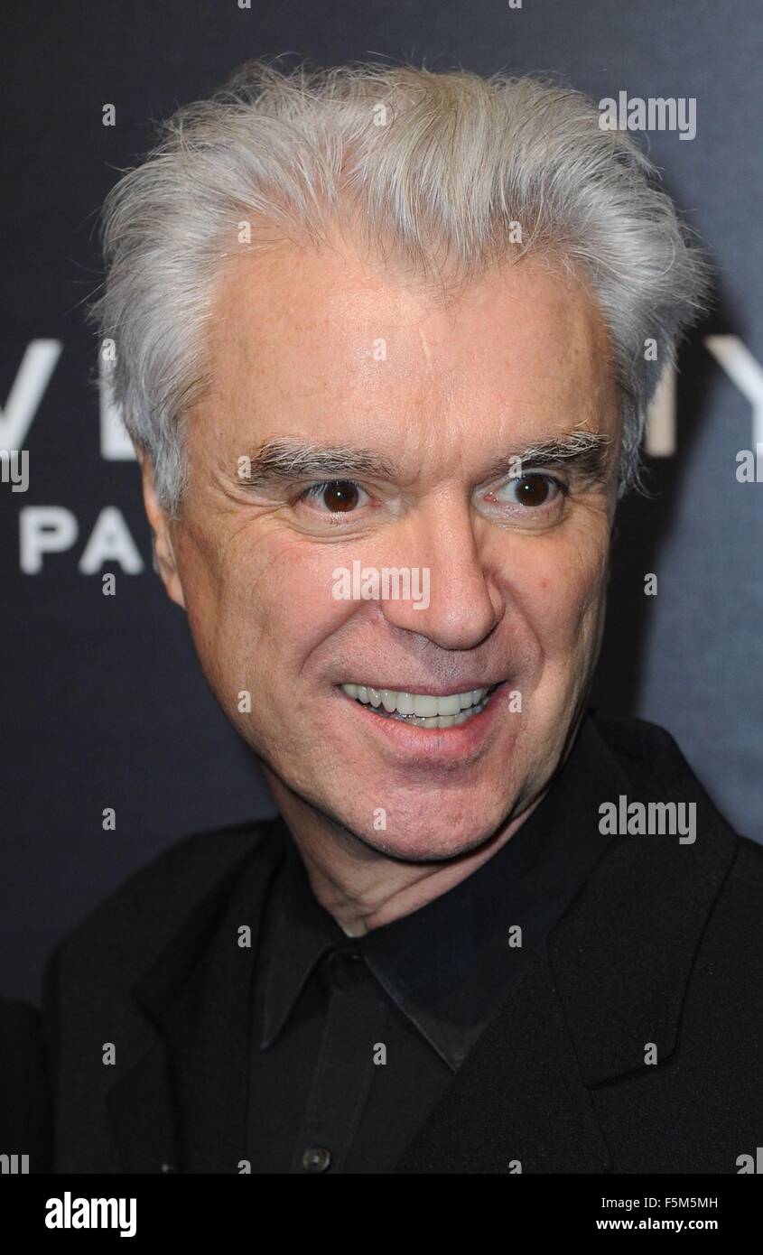 New York, NY, USA. 5th Nov, 2015. David Byrne at arrivals for Keep a ...
