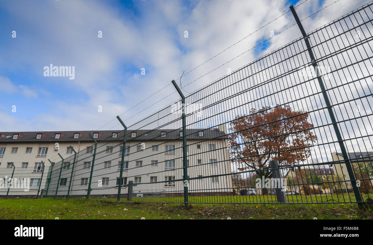 Bamberg, Germany. 6th Oct, 2015. The reception and deportation centre ...
