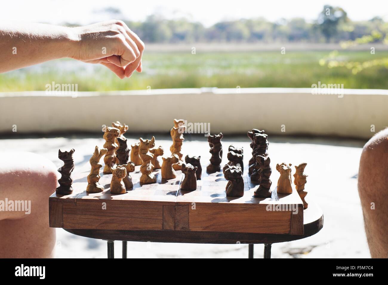 Man chess board hi-res stock photography and images - Alamy