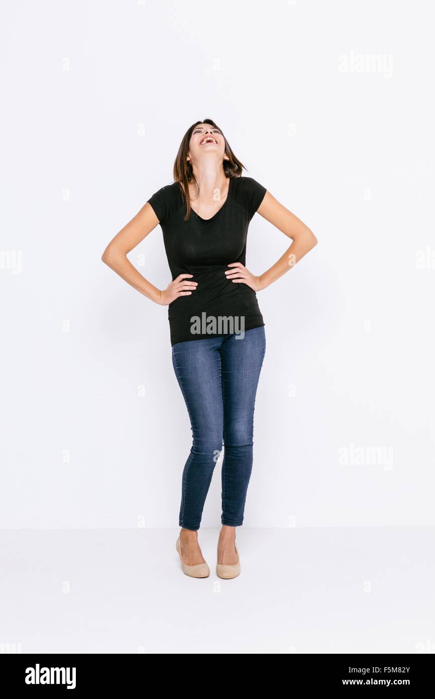 See his hands on the back of the head hi-res stock photography and ...