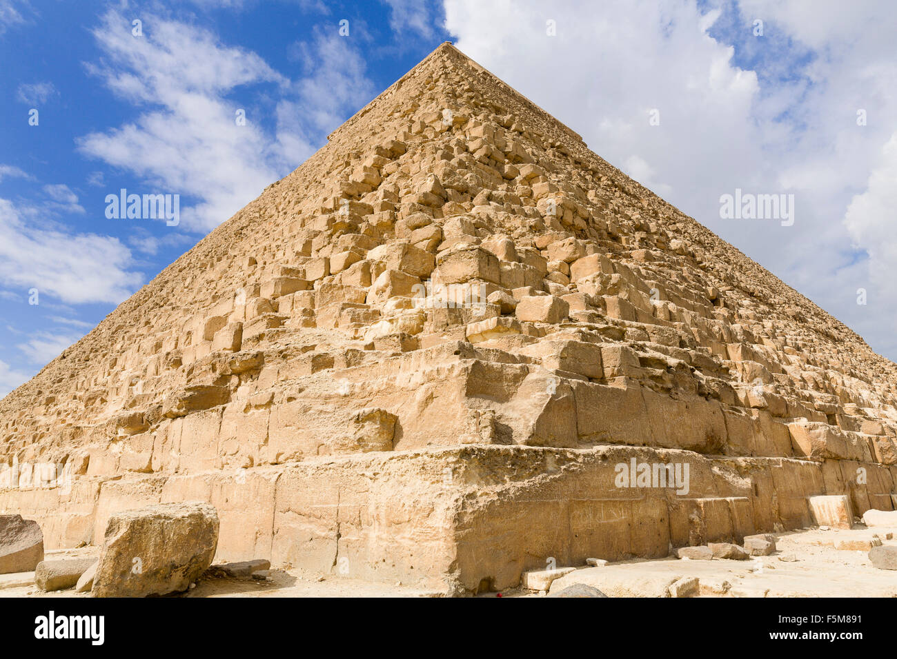 Egypt, Cairo: Pyramid of Khafre (or Chephren Stock Photo - Alamy
