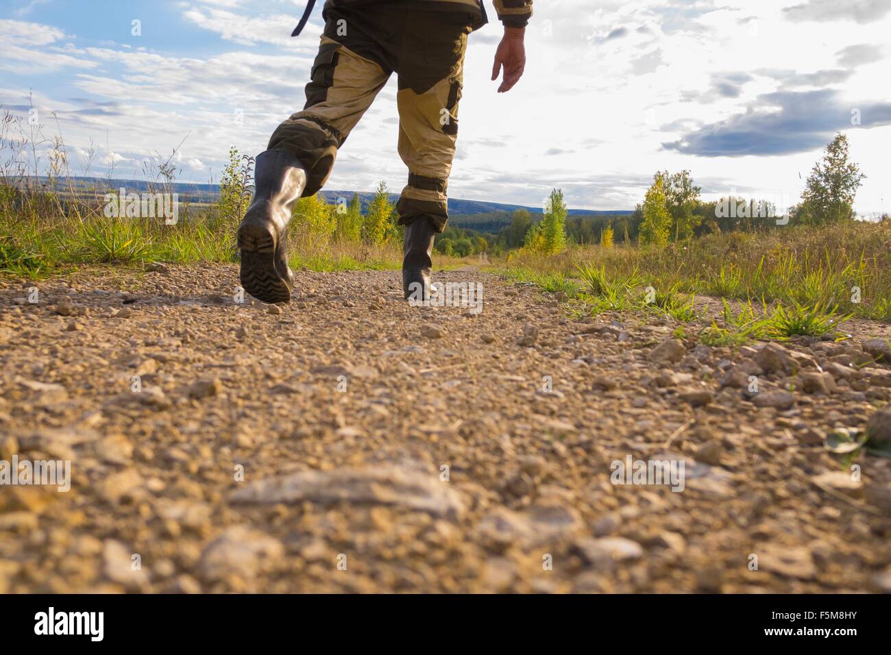 Farmer walking away hi-res stock photography and images - Alamy