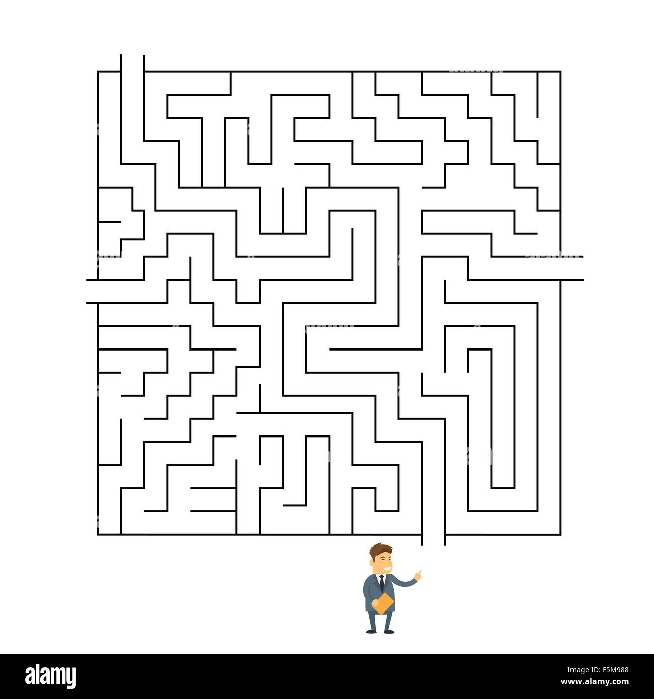 Maze pathway Stock Vector Images - Alamy
