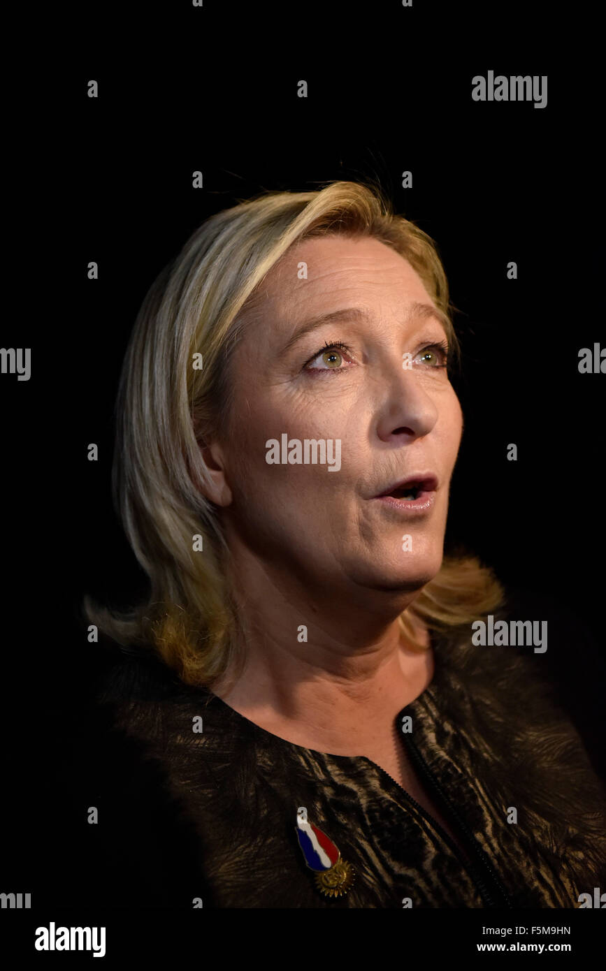 Lyon (south-eastern France): XVth Congress of the French National Front ...