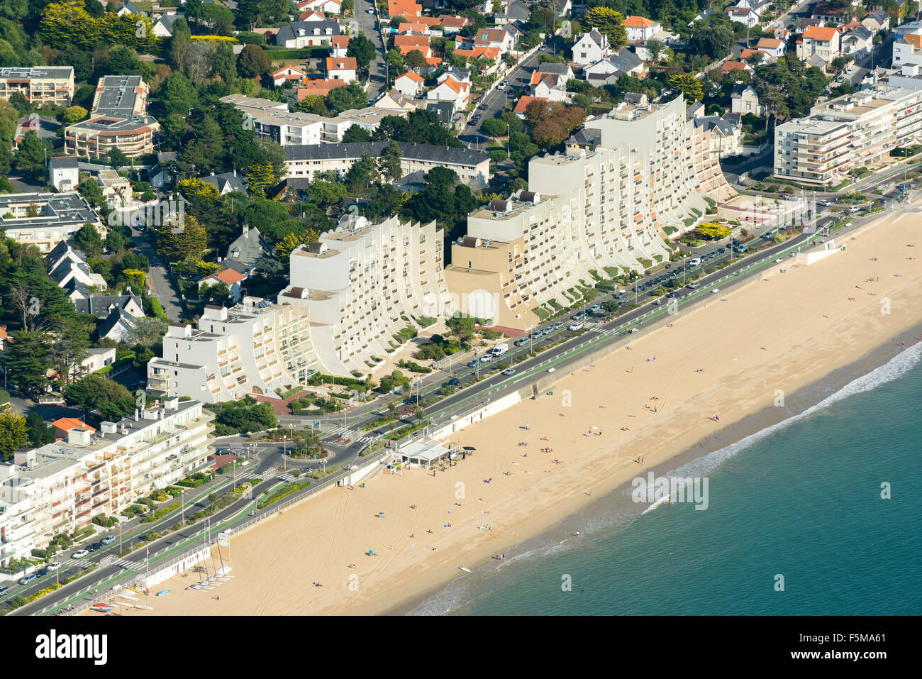La Baule (west coast of France): Bay of La Baule Stock Photo - Alamy