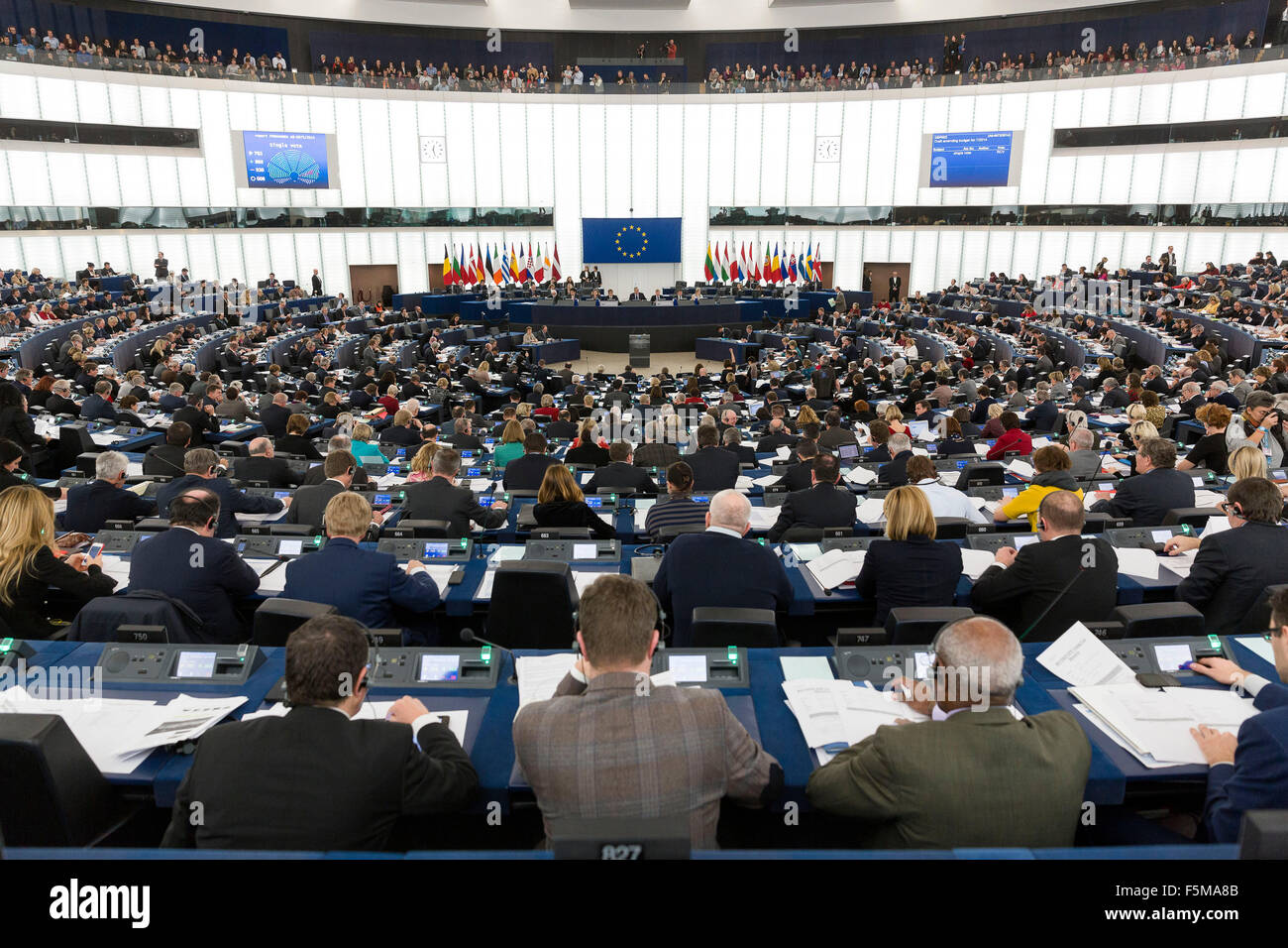 European parliament hemicycle france hi-res stock photography and ...