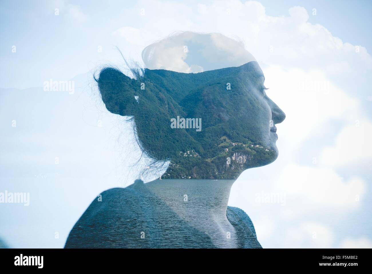 Double exposure hi-res stock photography and images - Alamy