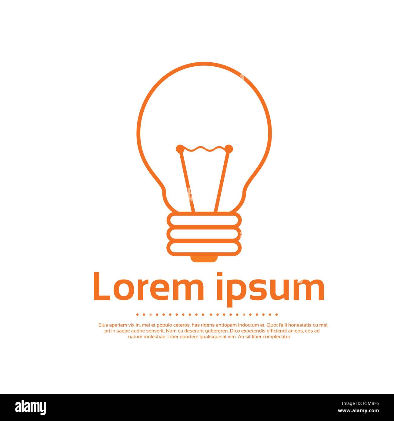 Light Bulb Logo Color Icon Vector Stock Vector Image & Art - Alamy