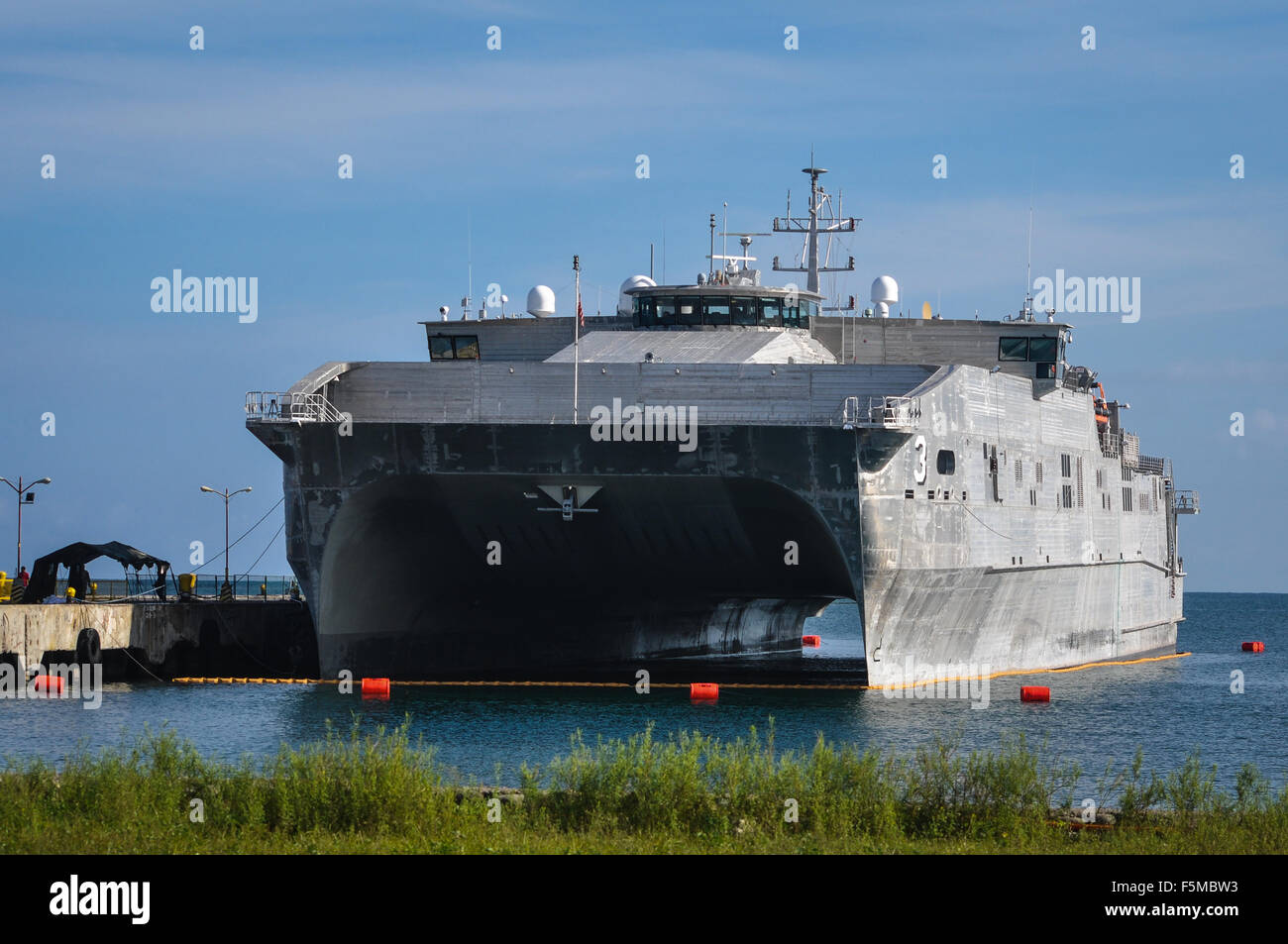 USNS Millinocket, a Military Sealift Command joint high speed vessel ...