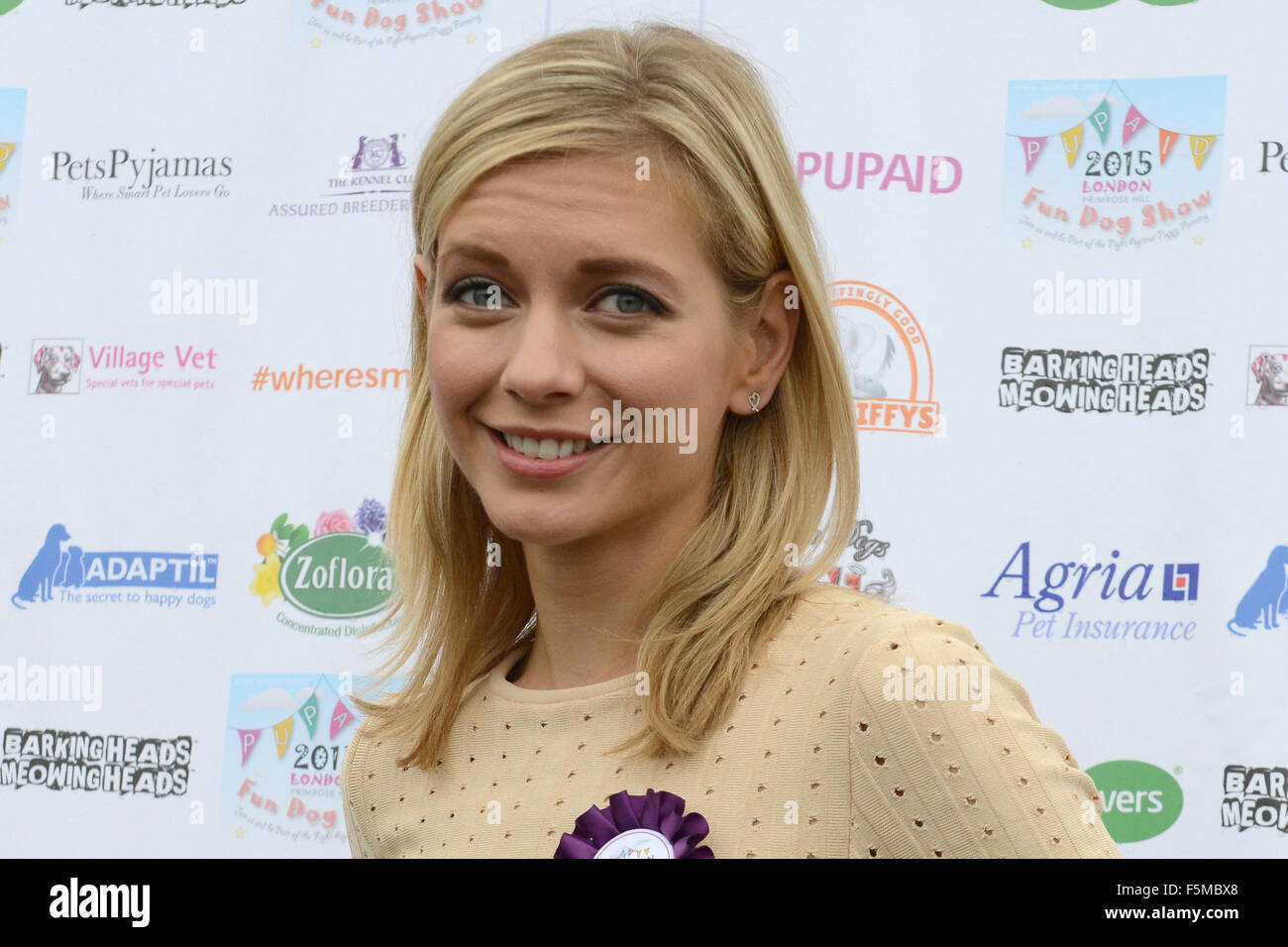 Celebrities go on display at a dog show organised by Pup Aid to raise ...