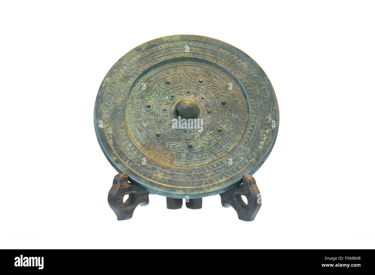 ancient chinese bronze mirrors Stock Photo - Alamy