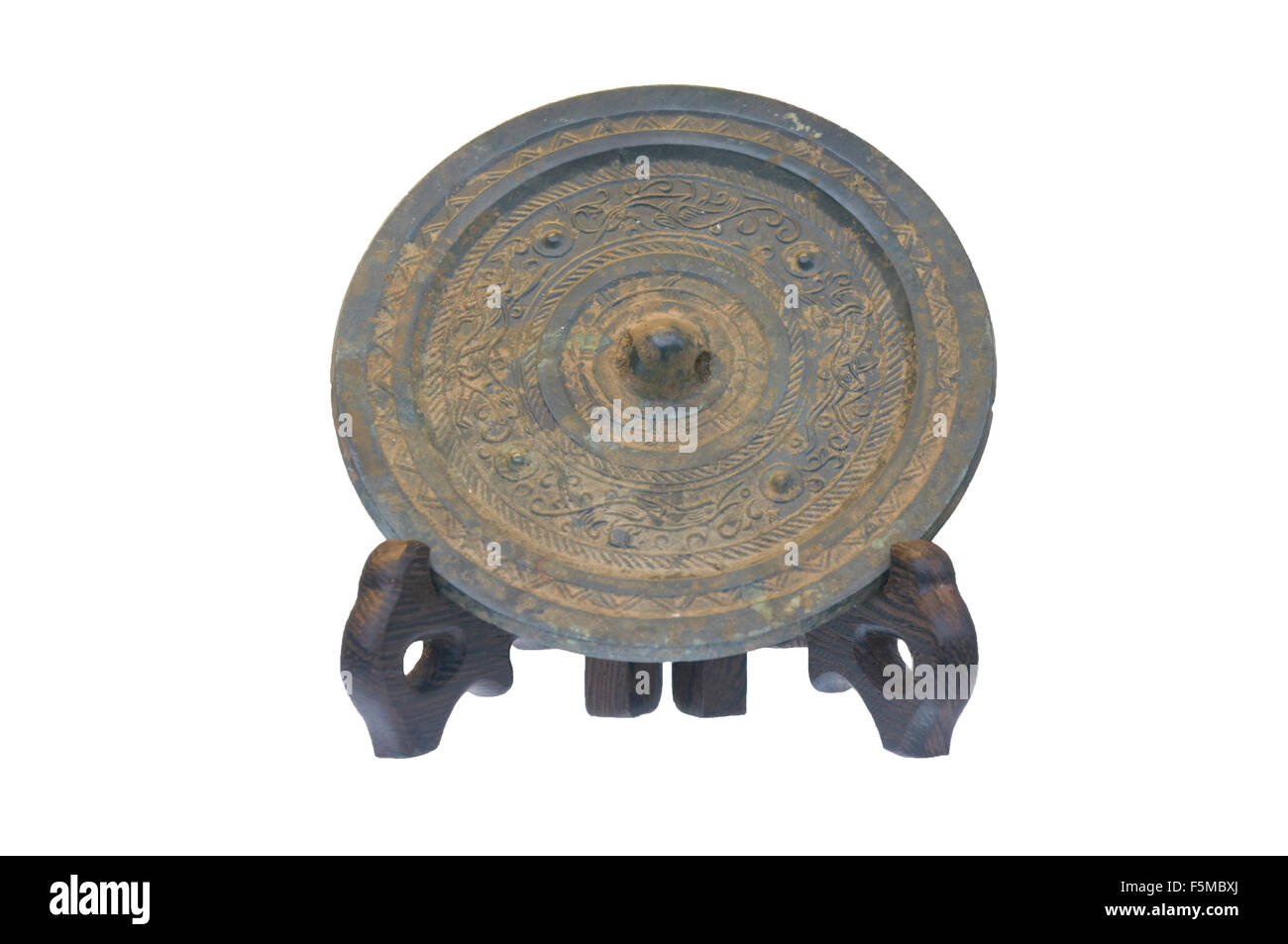 ancient chinese bronze mirrors Stock Photo - Alamy